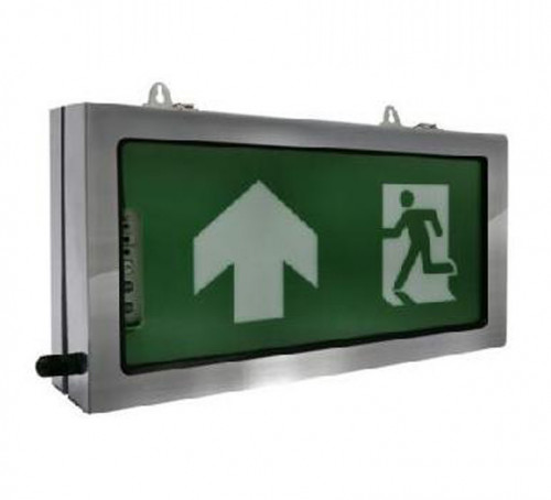 SUNNY Exit Box Single Side LED 2x5 w. ,Mi-Mh. 3V-2100 mAh. Back-up 3 Hr ...