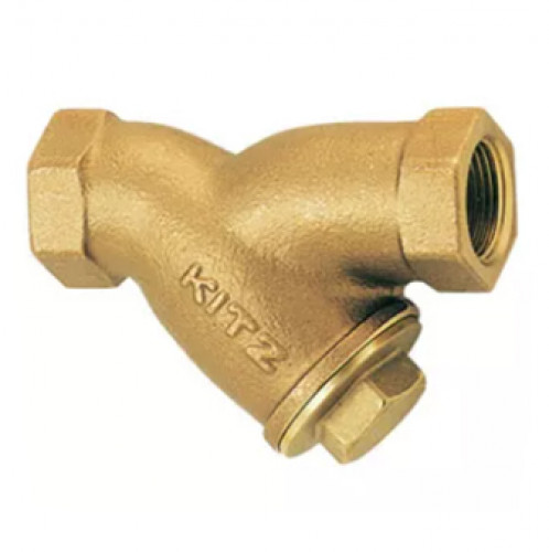 KITZ Bronze Y-Strainer W.O.G. 150 Psi. Thread End BS21 Size 1-1/2 Inch ...