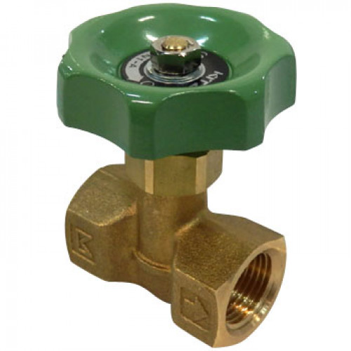 KITZ Brass Needle Valve W.O.G. 10k Psi. Thread End BS21 Size 1/4 Inch ...