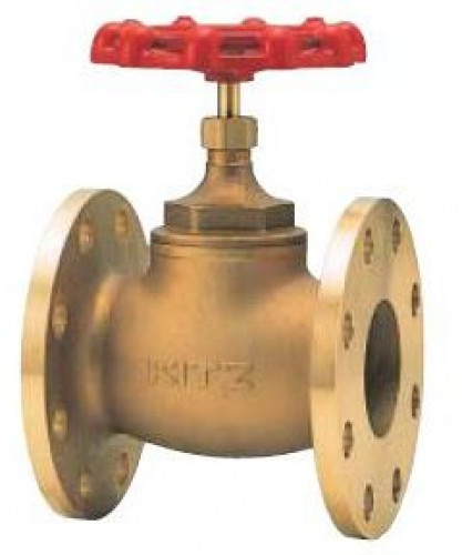 KITZ Bronze Globe Valve W.O.G. 150 Psi. Flanged End BS21 Size 3/4 Inch ...