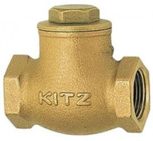KITZ Bronze Check Valve W.O.G. 125 Psi. Thread End to BS21 Size 4 Inch ...