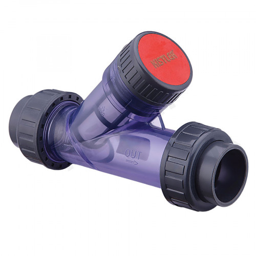 KISTLER UPVC Y-Strainer Socket PVC, Screw, 150 Psi Model. YS-401SC