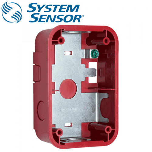 SYSTEM SENSOR Wall Surface Mount back Box Compact ,Red Model. SBBGRL
