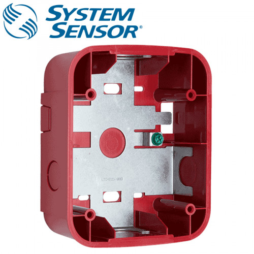 SYSTEM SENSOR Wall Surface Mount back Box ,Red Model. SBBRL