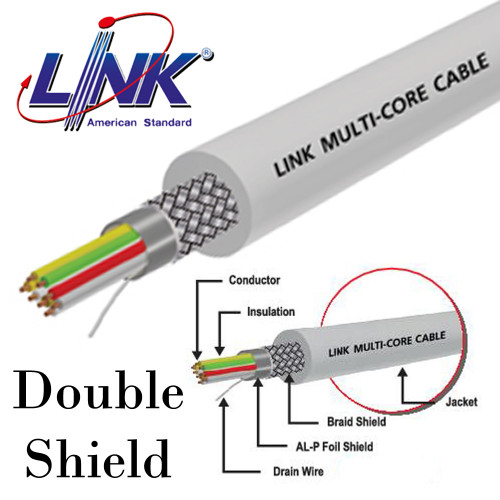 LINK Multi-Pair Cable 4 Pair (Single Shield) ,24 AWG ,Price/100 m ...