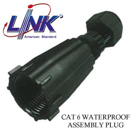 LINK CAT 6 WATERPROOF ASSEMBLY PLUG KIT FOR OUTDOOR CABLE Model. US-7060