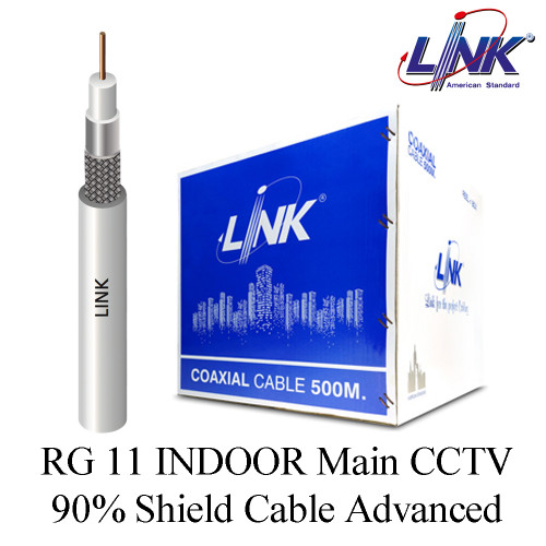 LINK Twisted Pair Shield Building Automation System(BAS Cable) 2x24 AWG. 1Pair 100 m. Model.CB-0324A