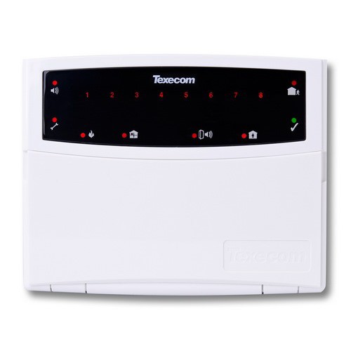 Texecom Premier Keypads RKP 8 Plus LED Keypad
