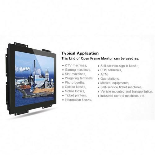 LCD 12 Inch Open Frame Industrial LCD Monitor