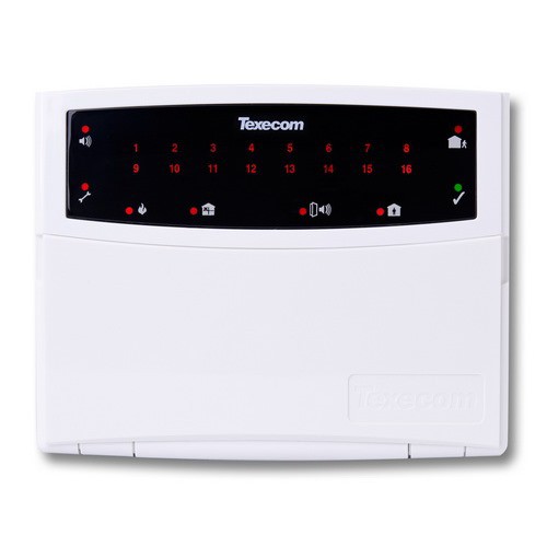 Texecom Premier Keypads RKP16Plus LED Keypad