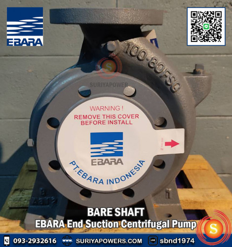 EBARA รุ่น 125x100FS4KA ปั๊มน้ำเพลาลอย ปั๊มน้ำเอบาร่า