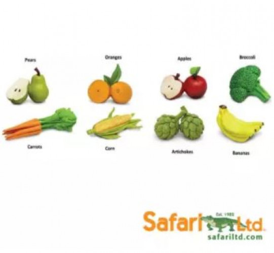 Safari Ltd. : SFR688304* โมเดลผลไม้ Fruits And Vegetables